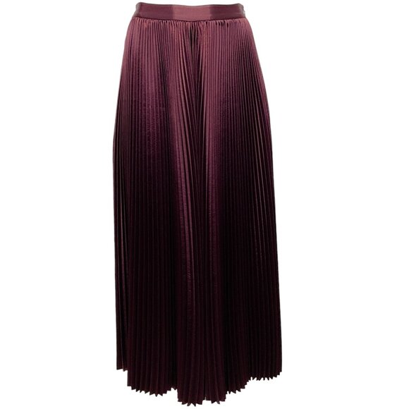Ulla Johnson | Skirts | Ulla Johnson Mahogany Pleated Rami Midi Skirt ...